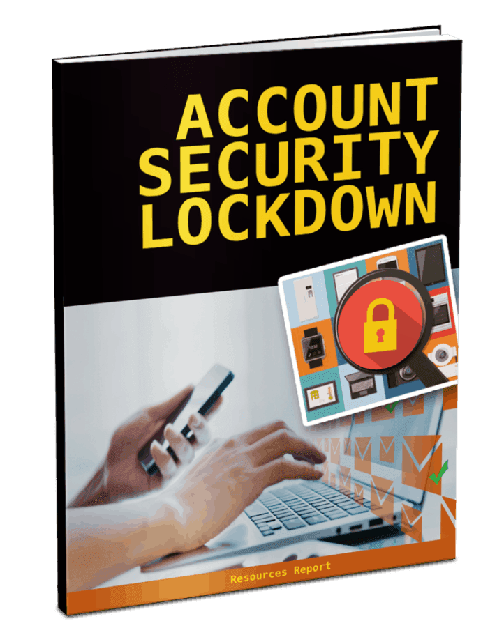 Account Security Lockdown MRR Ebook and Videos Package
