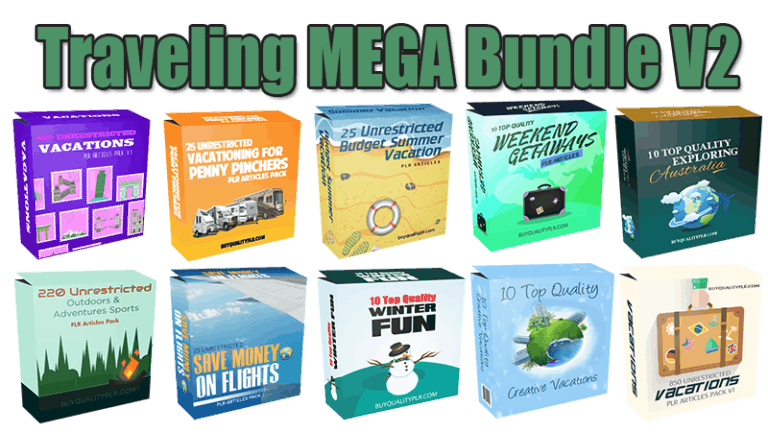 Traveling MEGA Bundle V2 | Traveling Content Blowout