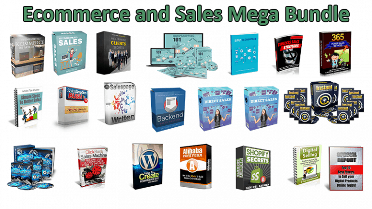 Ecommerce and Sales MEGA Bundle | Ecommerce Content Blowout