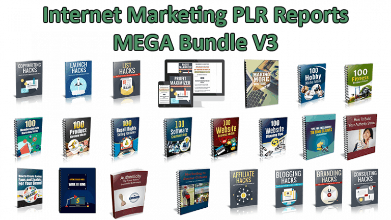 25 Internet Marketing PLR Reports MEGA Bundle V3 | IM PLR Reports