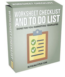 Worksheet Checklist And To Do List Done For You Marketing Templates
