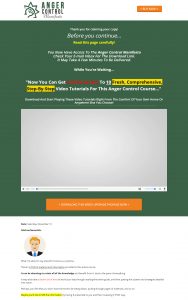 Anger Control PLR Sales Funnel | Anger Management PLR Funnel