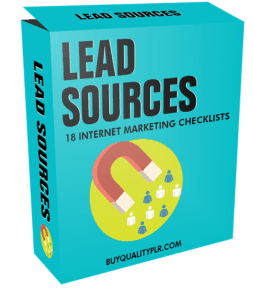 Internet Marketing Checklist – 18 Lead Sources Checklists