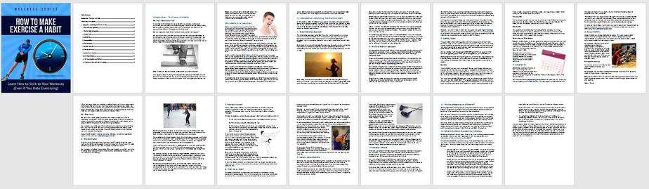 Make Exercise A Habit Premium PLR Package | PLR Exercise Content