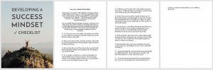 Developing A Success Mindset Premium PLR Package | PLR Mindset