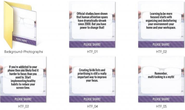 Focus Premium PLR Package | High Quality Focus PLR Content Package