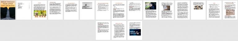 Upper Limit Problem Premium PLR Package | Self Help PLR Package