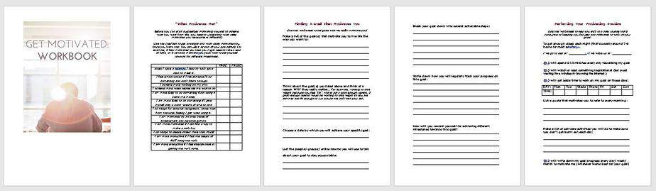 Get Motivated Premium PLR Package | Premium Motivational PLR Content