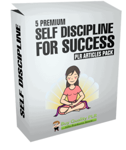 5 Premium Self Discipline For Success PLR Articles Pack