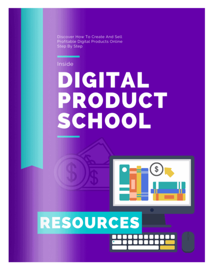 Digital Product School Sales Funnel with Master Resell Rights