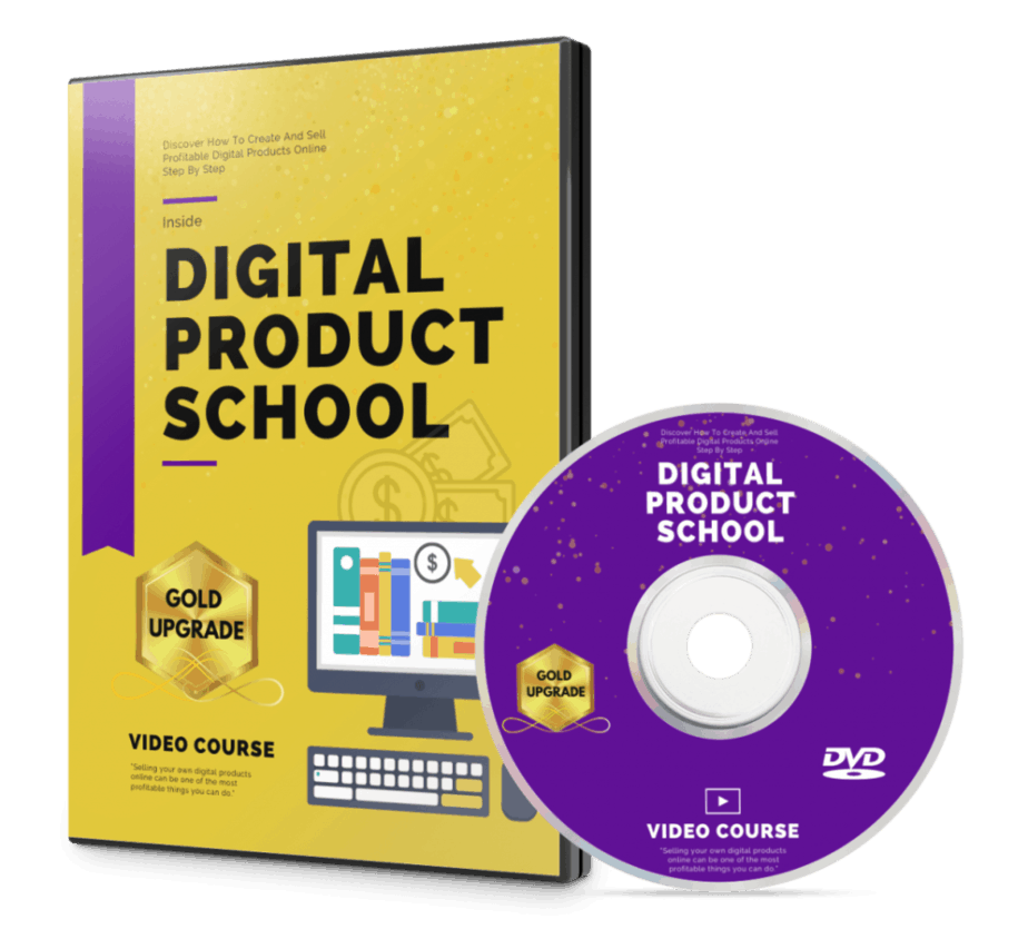Digital Product School Sales Funnel with Master Resell Rights