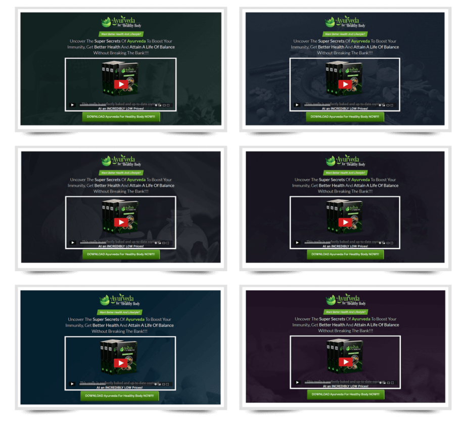 Ayurveda For Healthy Body PLR Sales Funnel | Premium Health PLR Pack