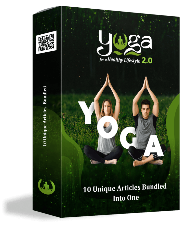 Yoga for a Healthy Lifestyle 2.0 PLR Sales Funnel | Yoga PLR Funnel Pack