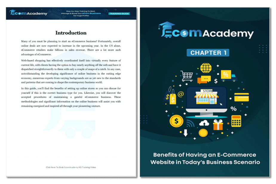 eCommerce Academy Unrestricted PLR Videos Sales Funnel