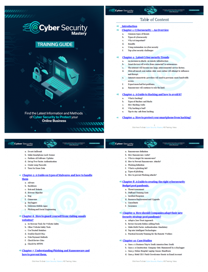 Cyber Security Mastery PLR Sales Funnel | Cyber Security PLR