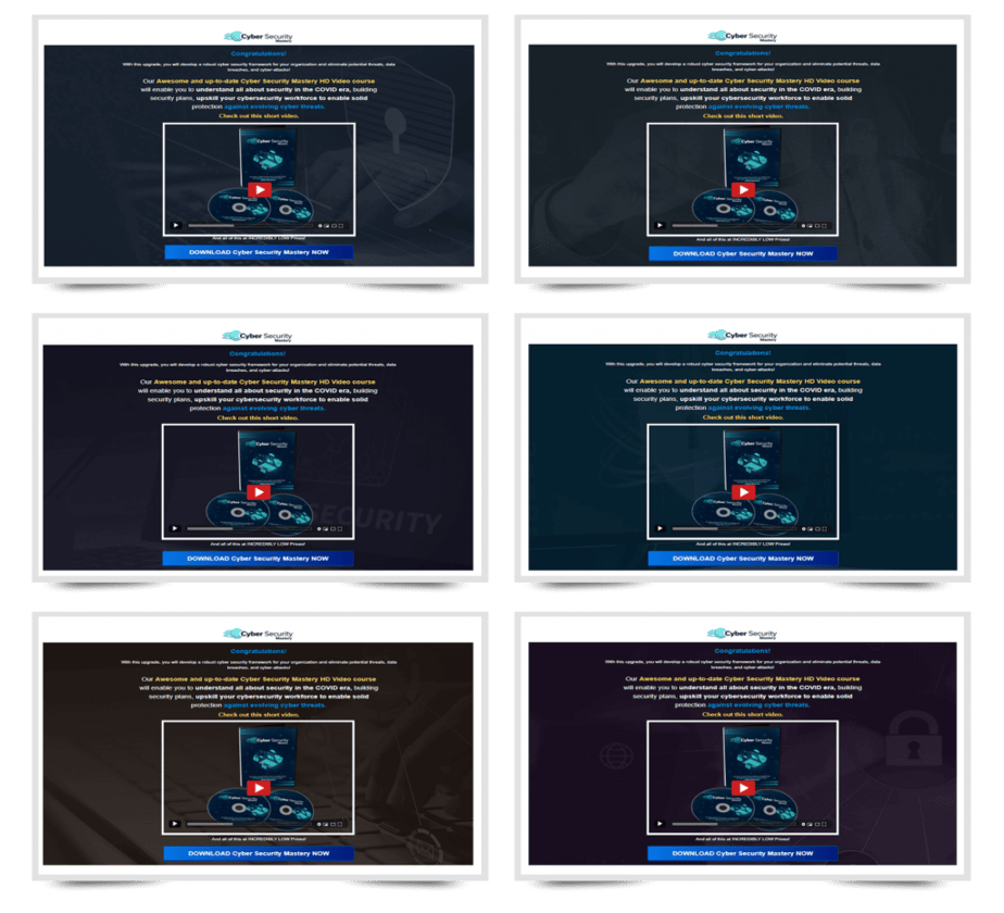 Cyber Security Mastery PLR Sales Funnel | Cyber Security PLR