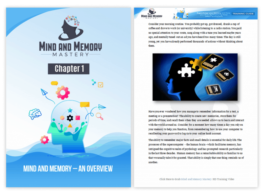 Mind And Memory Mastery PLR Sales Funnel | Memory PLR