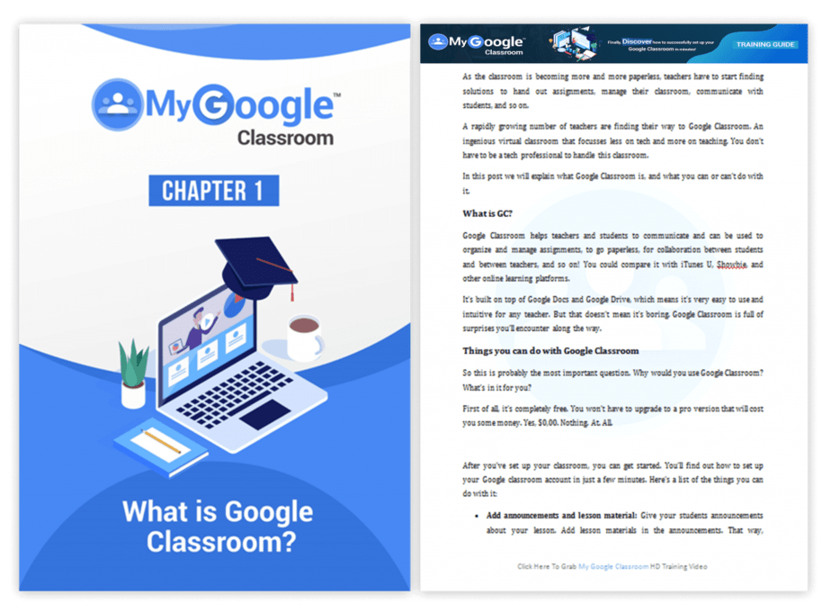 My Google Classroom PLR Sales Funnel | PLR Google Classroom