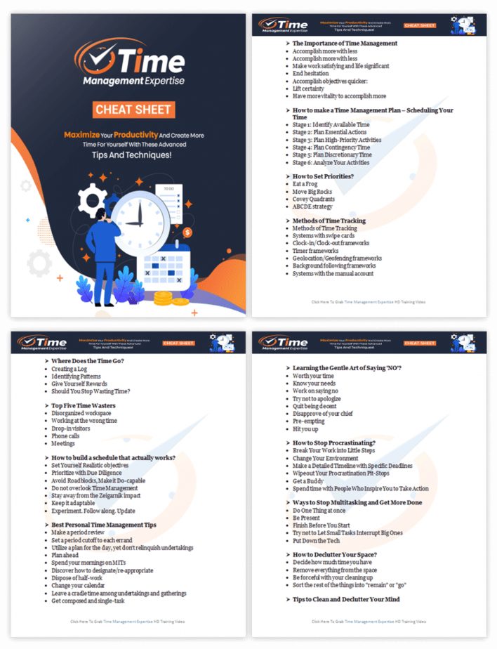 Time Management PLR Sales Funnel | PLR Time Management