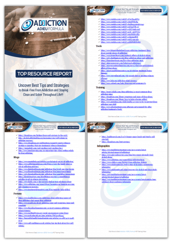Addiction Adieu Formula PLR Sales Funnel | Addiction PLR Product