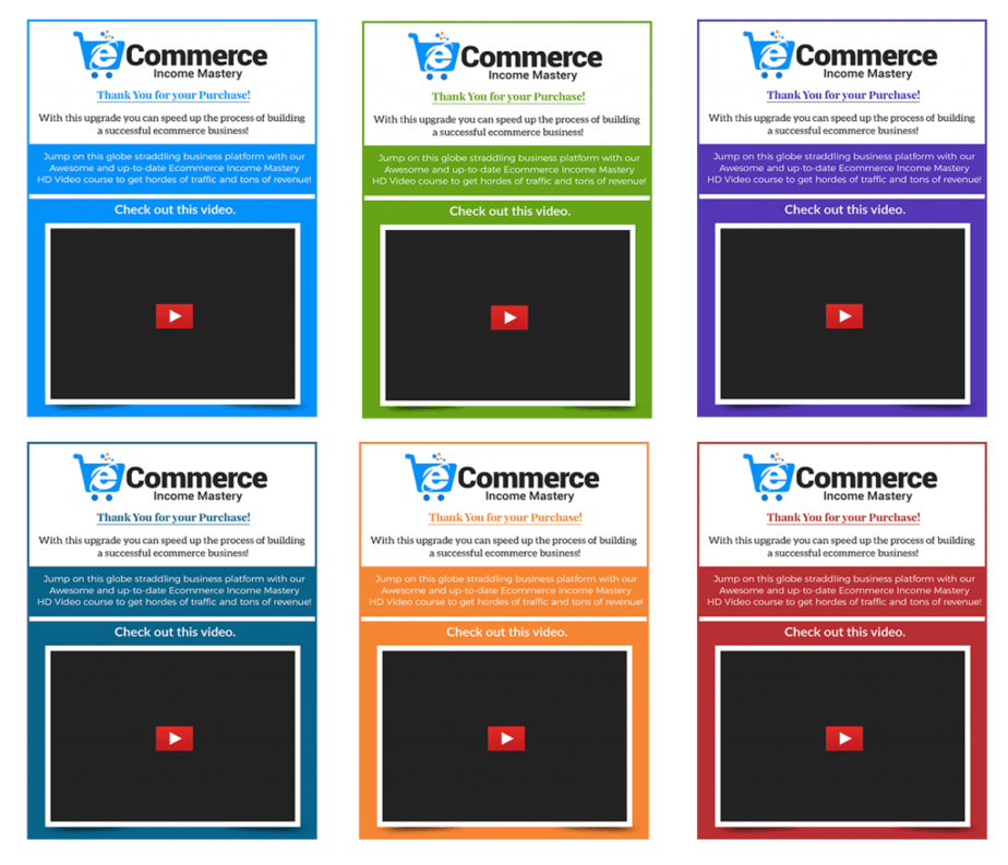 Ecommerce Income Mastery PLR Sales Funnel | Ecommerce PLR