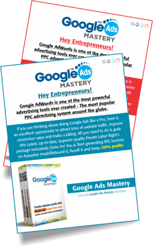 Google Ads Mastery PLR Sales Funnel | Google Ads PLR Product