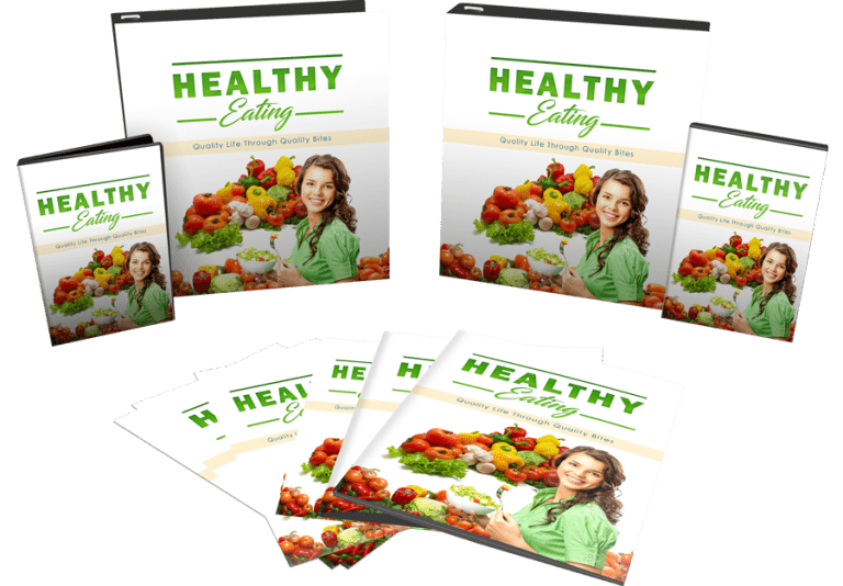 Healthy Eating MRR Sales Funnel with Master Resell Rights