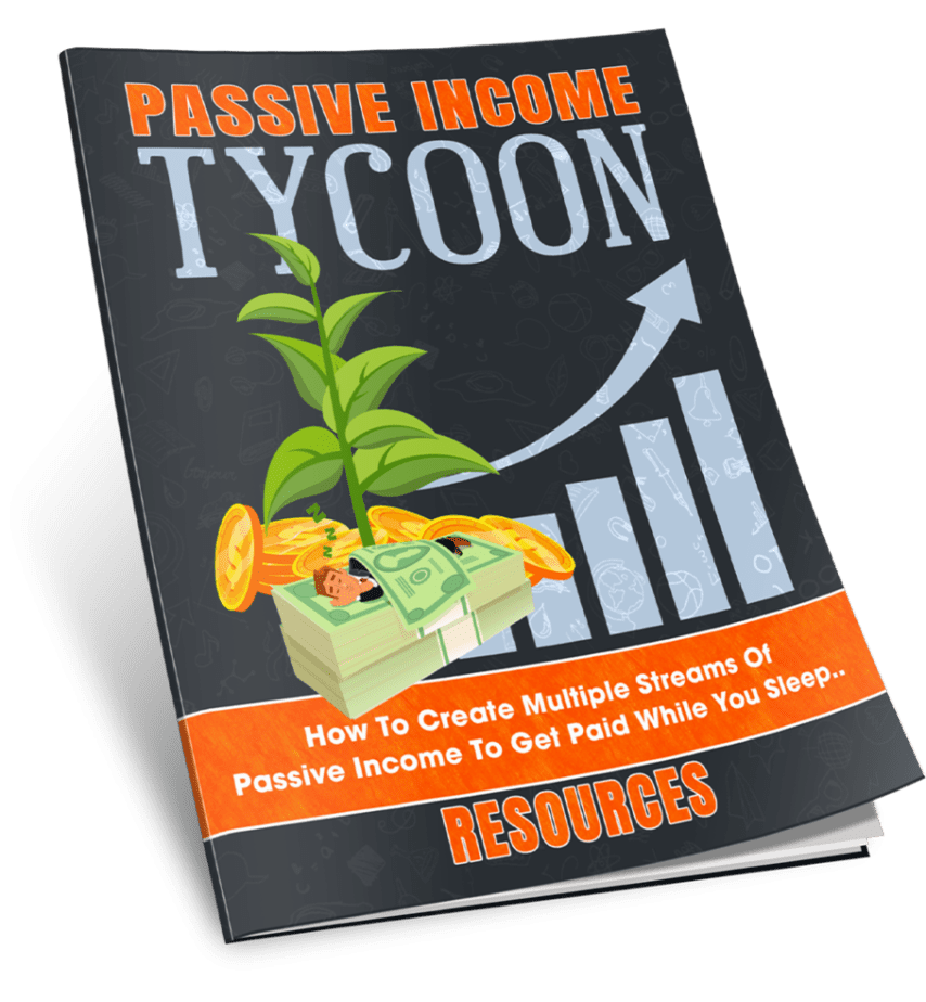Passive Income Tycoon Sales Funnel with Master Resell Rights