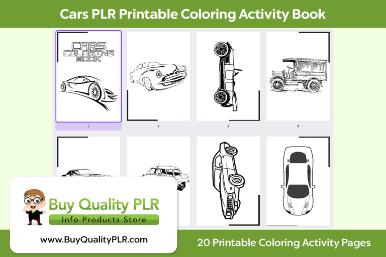 PLR Coloring Books and Pages | PLR Printable Coloring Products