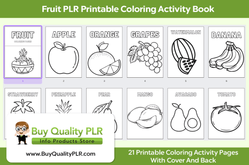 PLR Coloring Books and Pages | PLR Printable Coloring Products