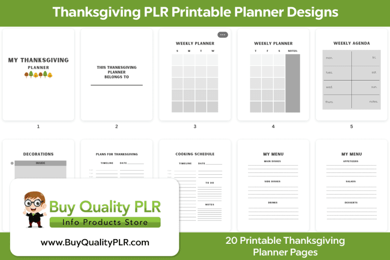 PLR Planners And Print-On-Demand PLR Digital Planners
