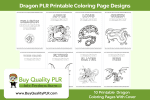 PLR Coloring Books and Pages | PLR Printable Coloring Products