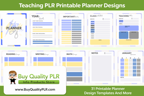 PLR Planners And Print-On-Demand PLR Digital Planners