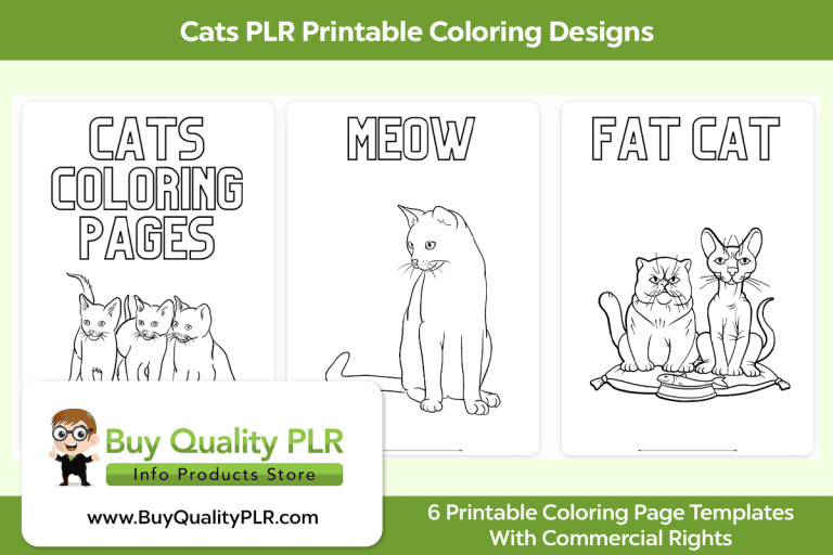 PLR Coloring Books and Pages | PLR Printable Coloring Products