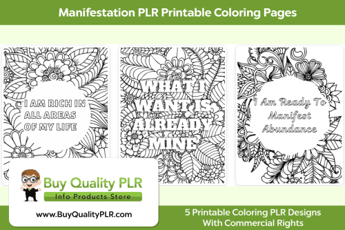 PLR Coloring Books and Pages | PLR Printable Coloring Products