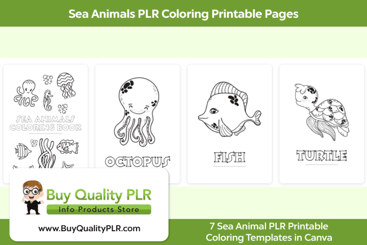 PLR Coloring Books and Pages | PLR Printable Coloring Products