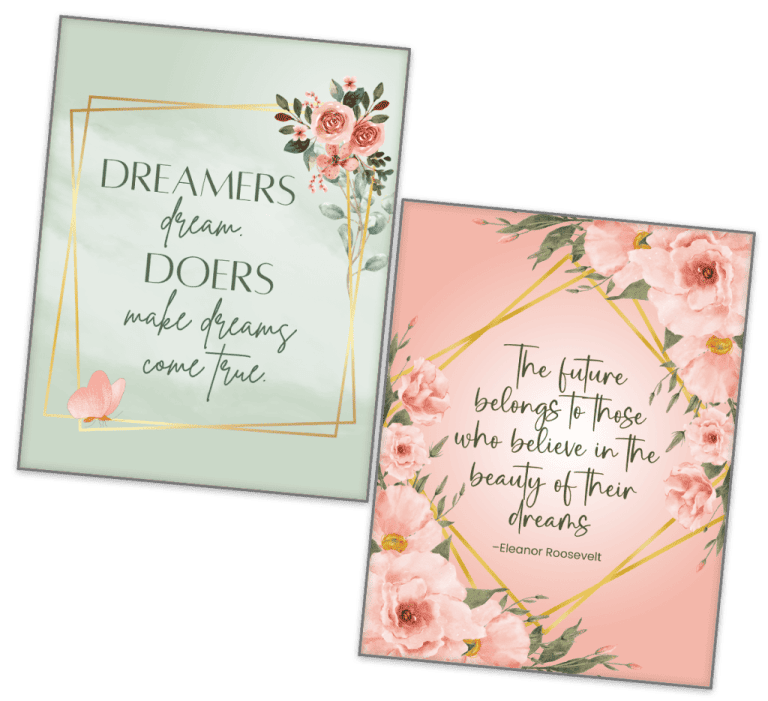 Dream Goal Plan To Do List PLR Workbook with Canva Template