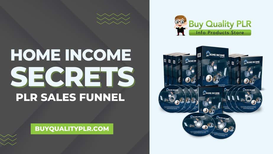 Home Income Secrets PLR Sales Funnel | Home Income PLR