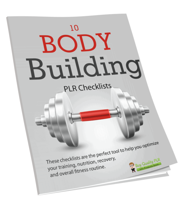 10 Bodybuilding PLR Checklists Package
